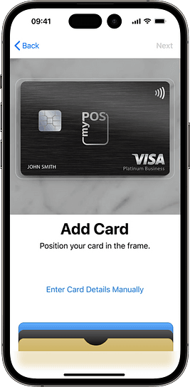 Set up Apple Pay With our NEW myPOS Cards