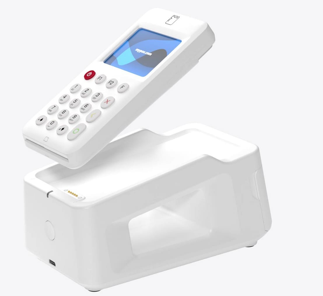 myPOS Go Combo - Card reader + Printing dock