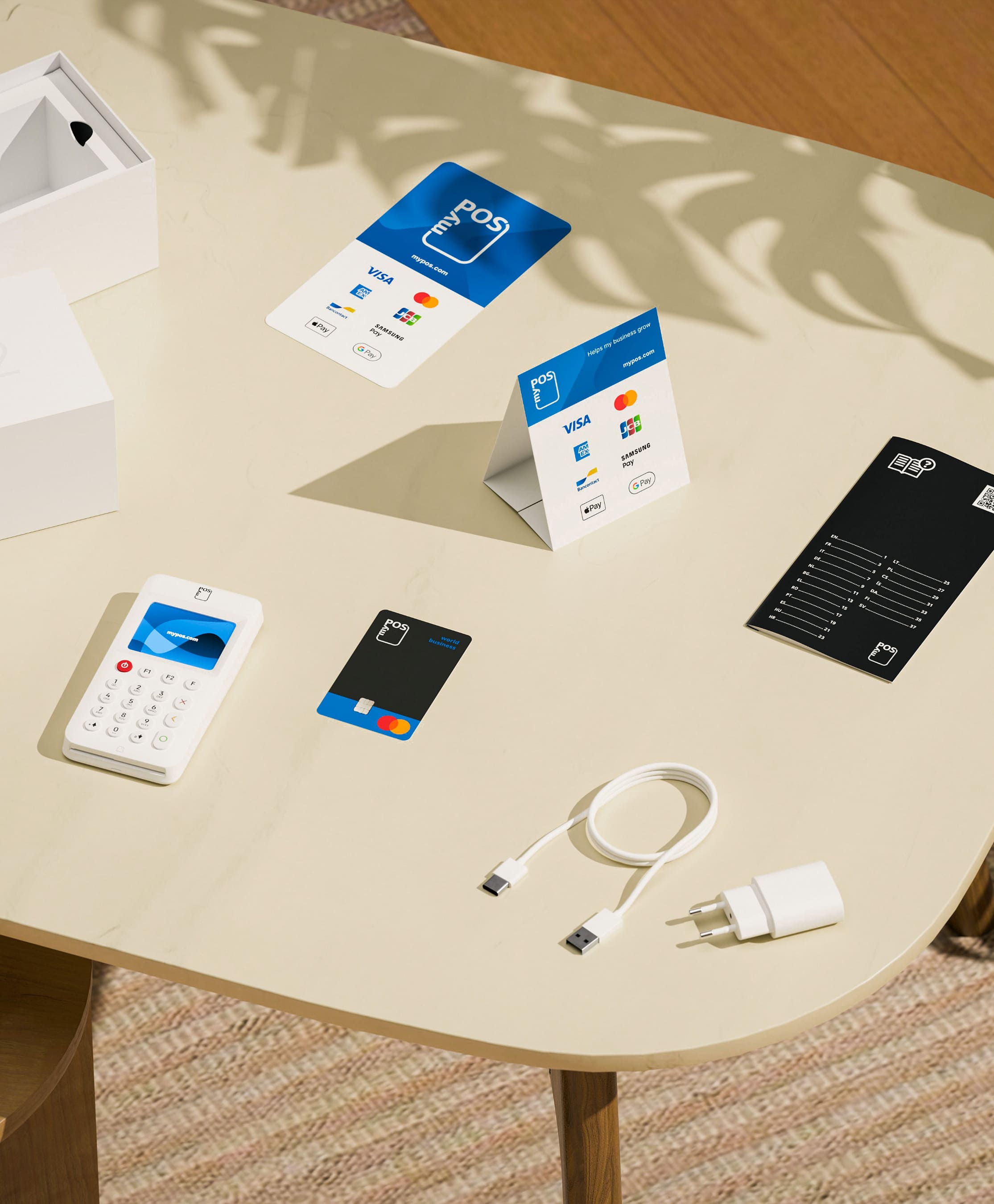 Achiziționați un terminal POS compact la un preț accesibil | myPOS Go 2