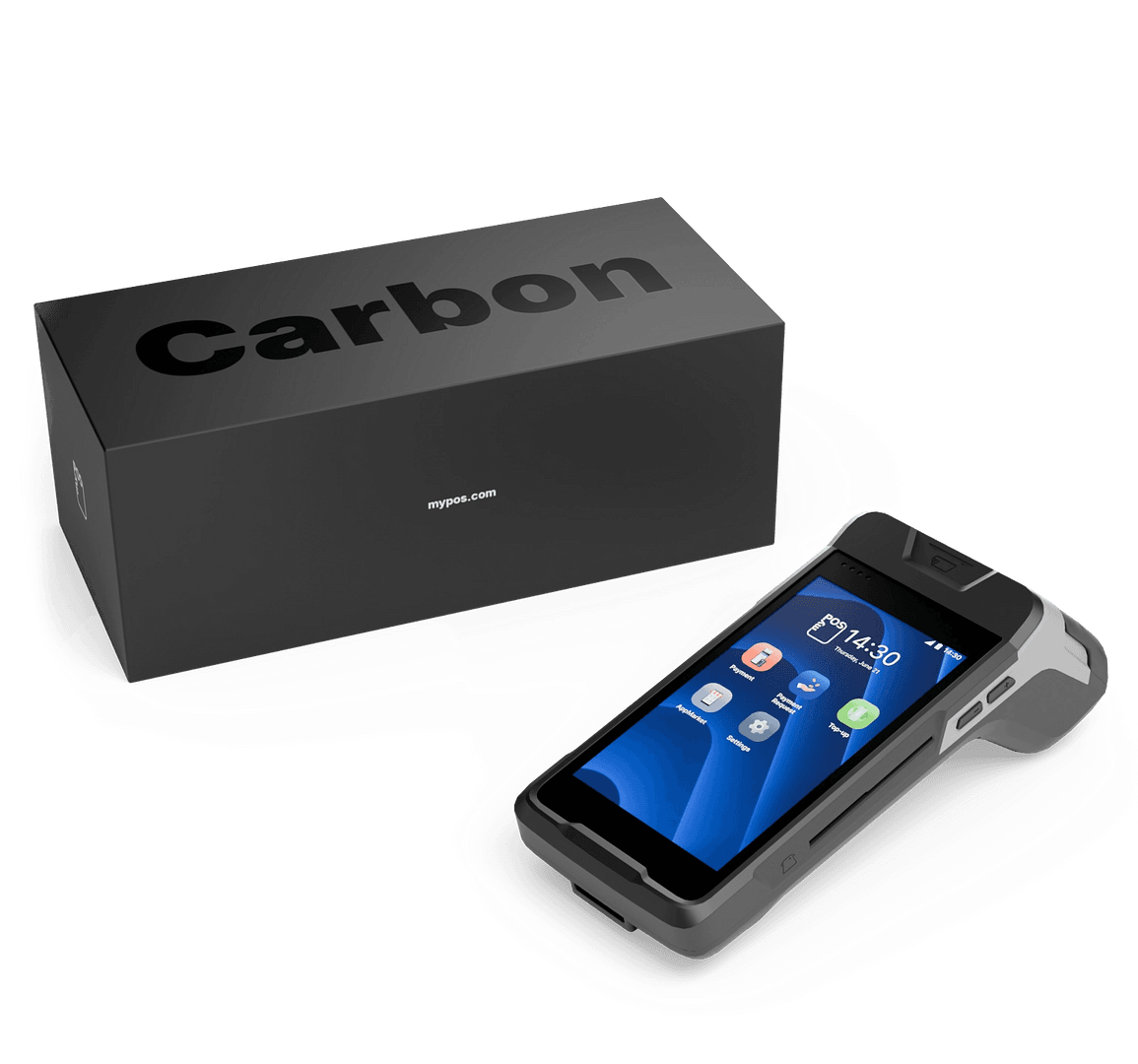 Payment terminal for your business | myPOS Carbon