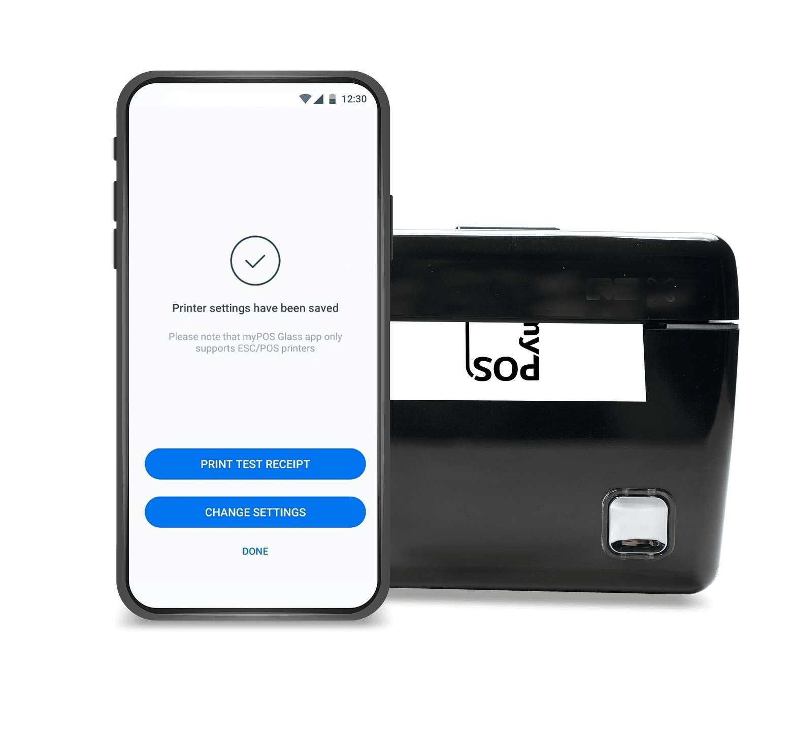 Take card payments on your phone - myPOS Glass softPOS app