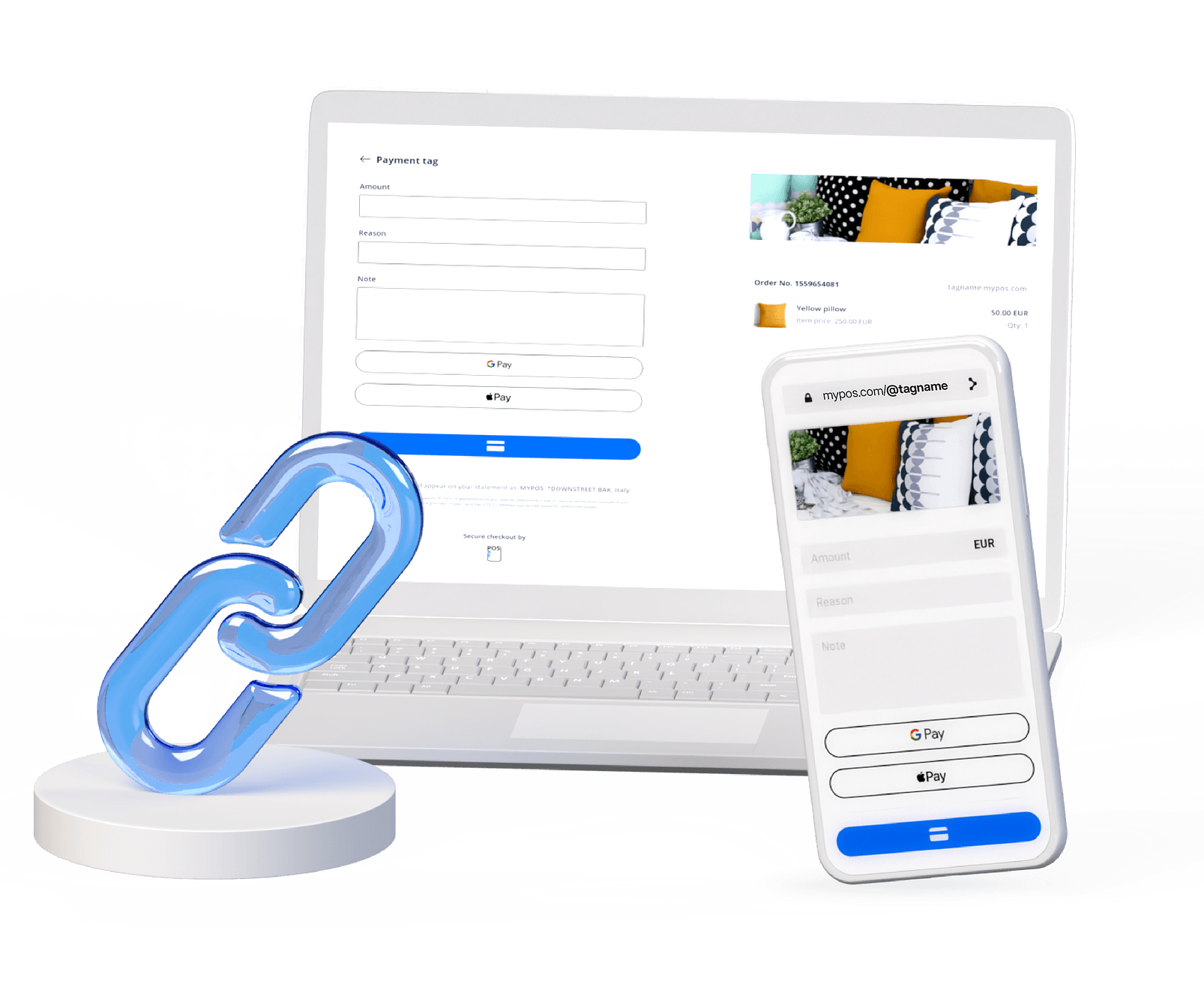 myPOS Payment Tag | Multiple-use customisable payment link