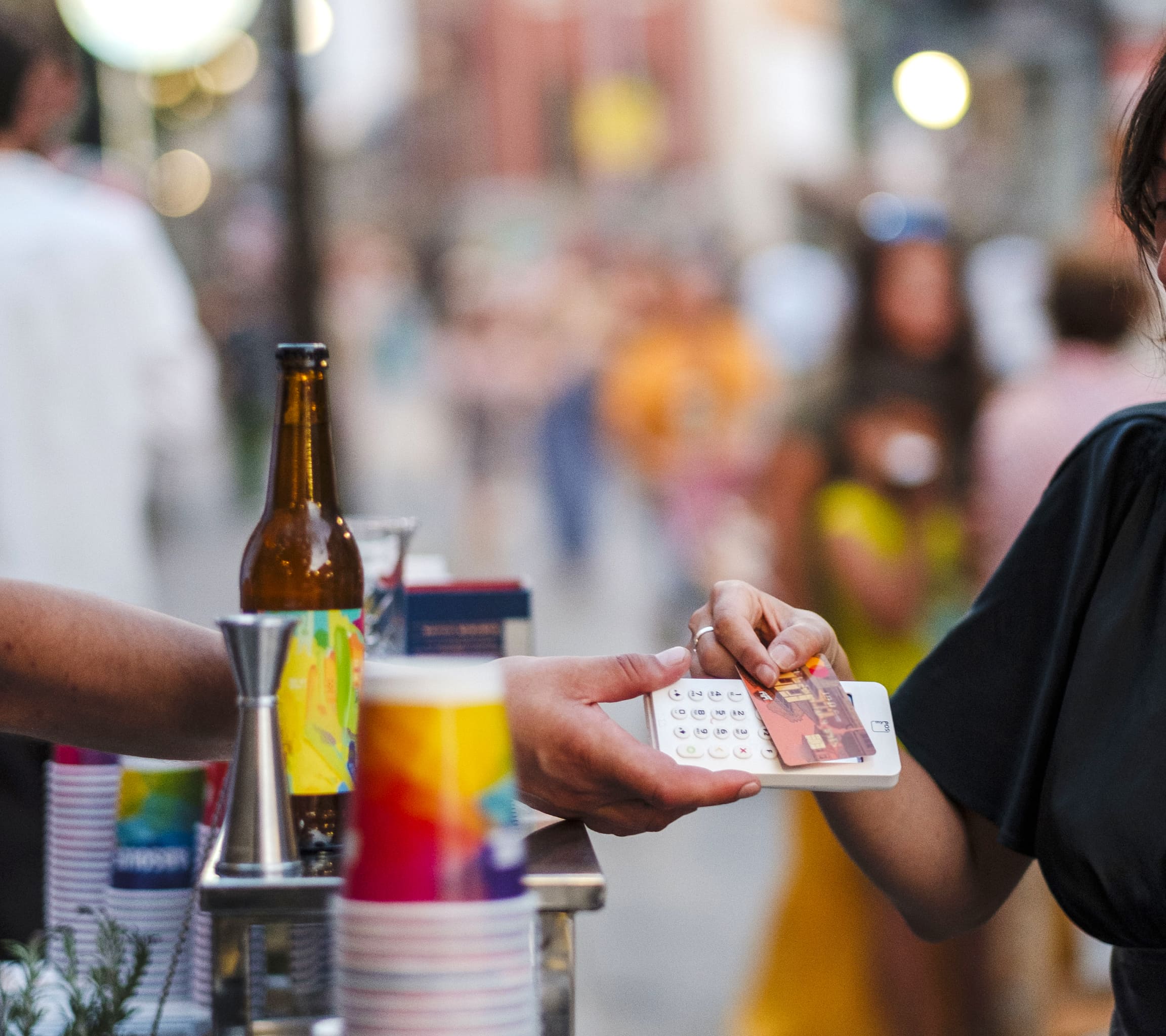 POS device for events and festivals