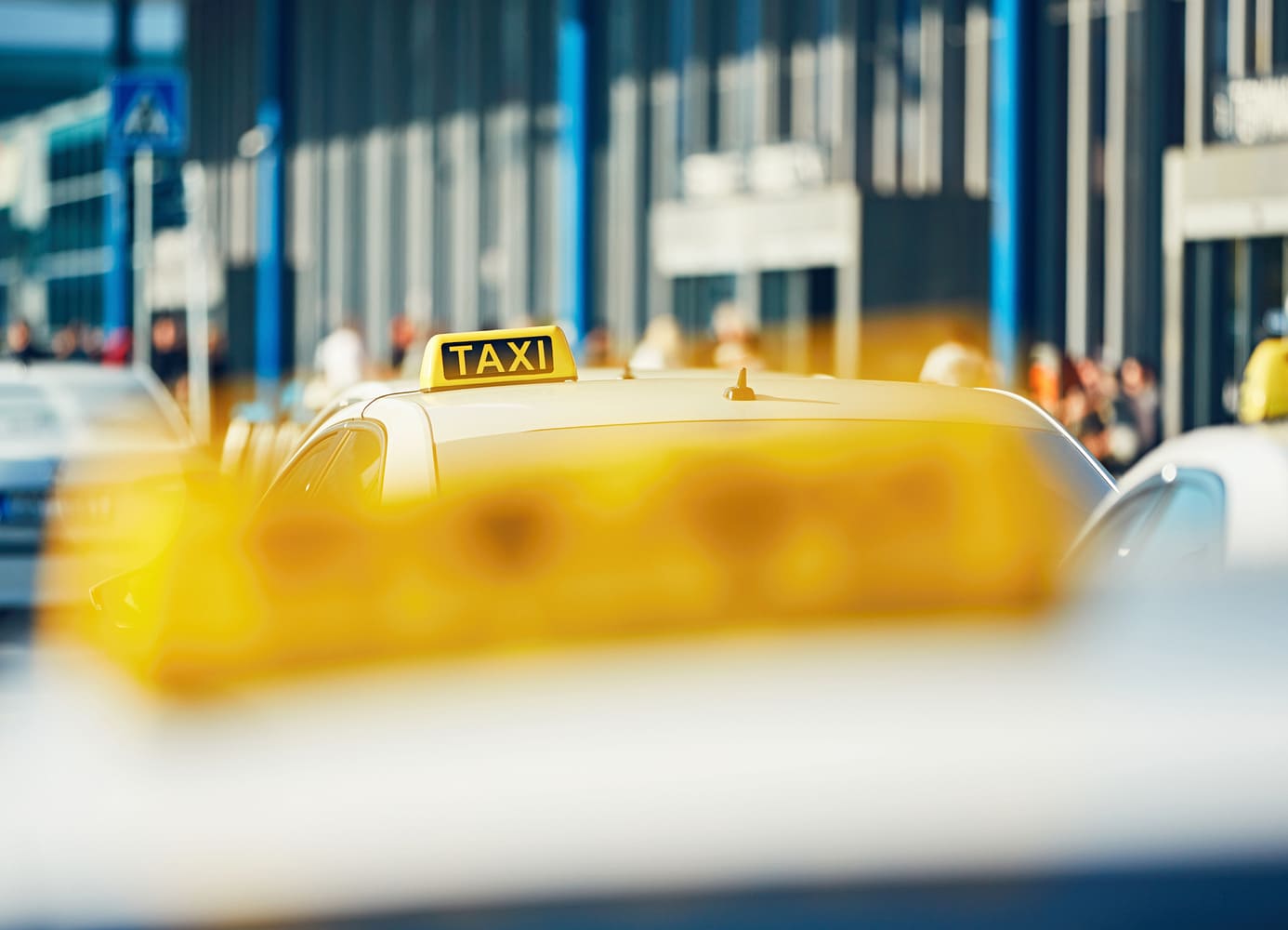 Card machines for taxi businesses