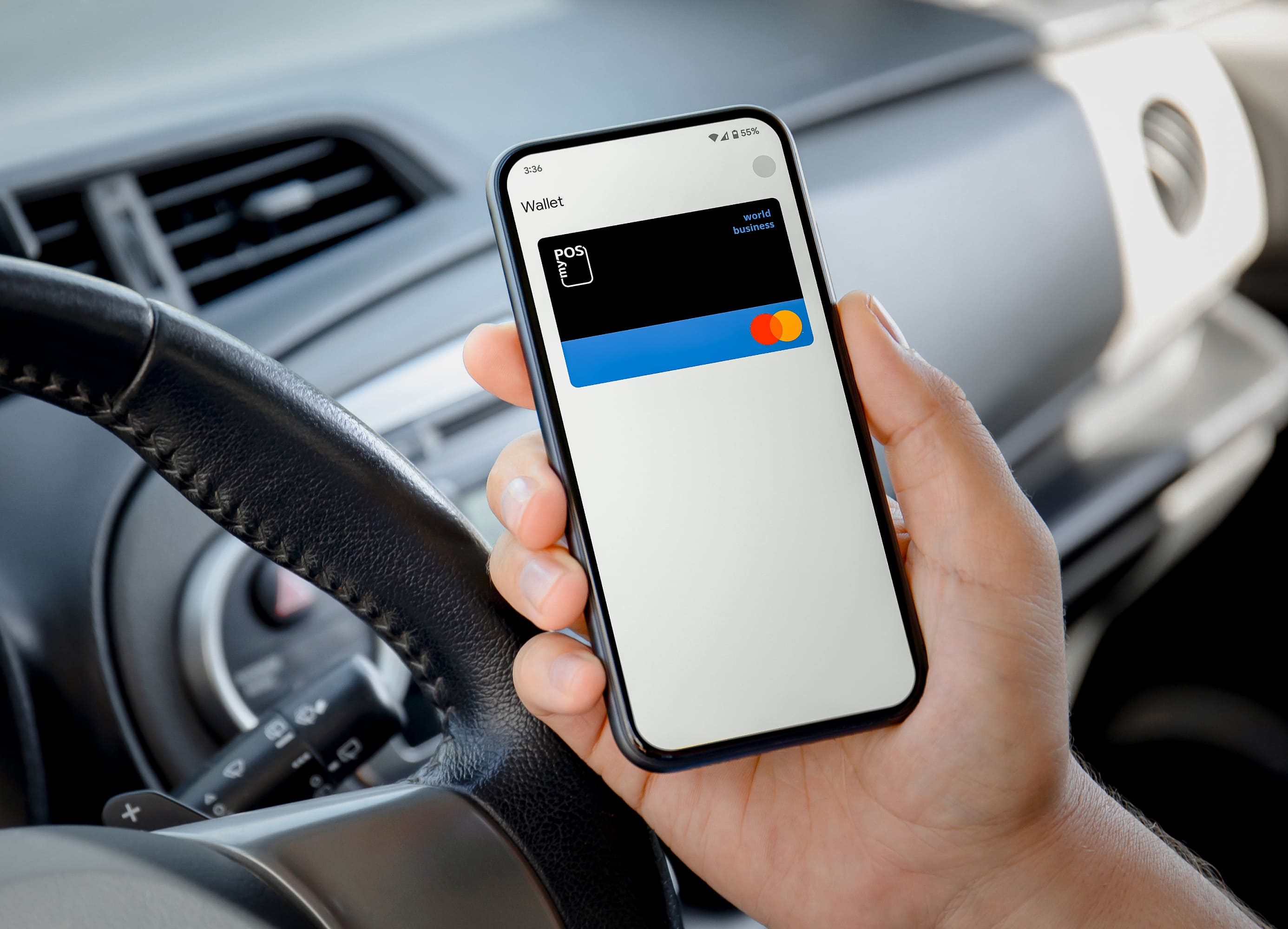 Card machines for taxi businesses